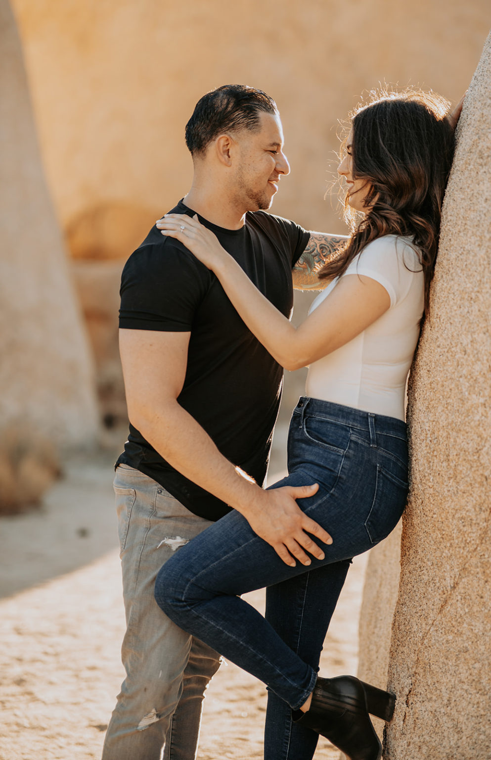 Joshua Tree National Park Engagement Session | Natalie + Mark ...