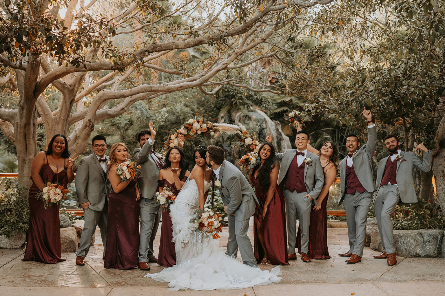 Fall-Themed Bohemian Wedding At Botanica Oceanside ...