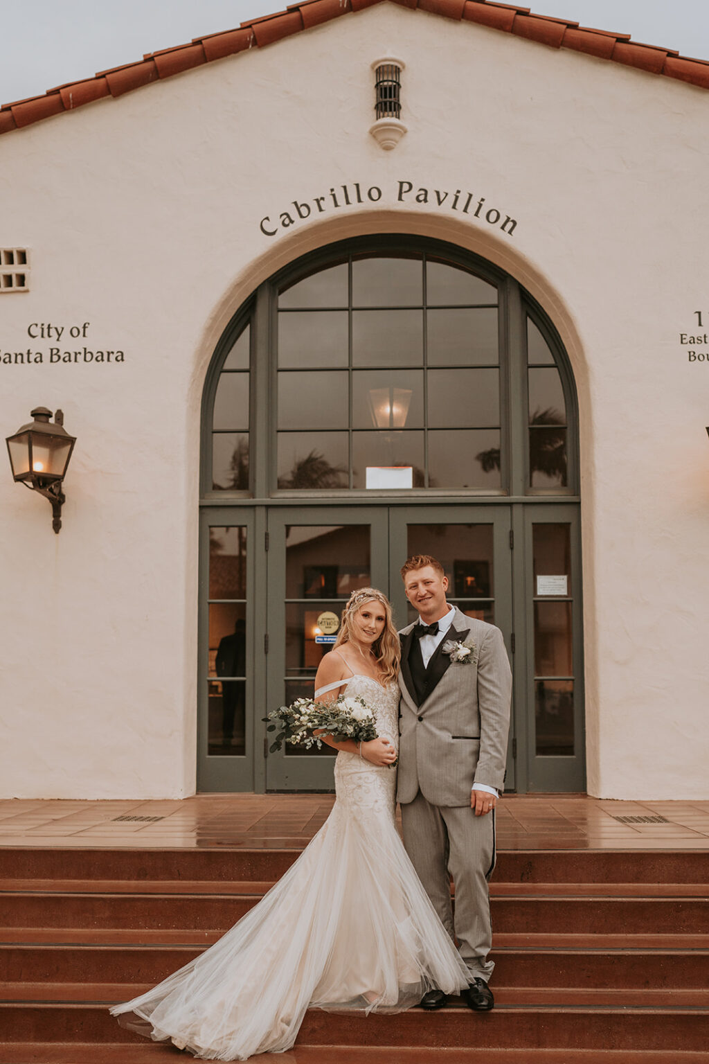 A Romantic Rainy Day Wedding at the Cabrillo Pavilion in Santa Barbara ...