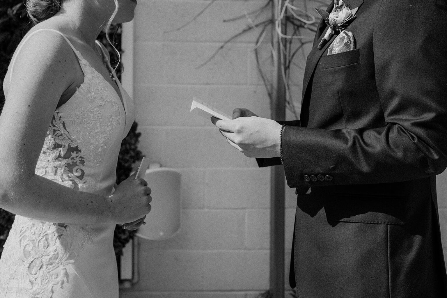 Benefits of Doing Private Vows During Your First Look ...