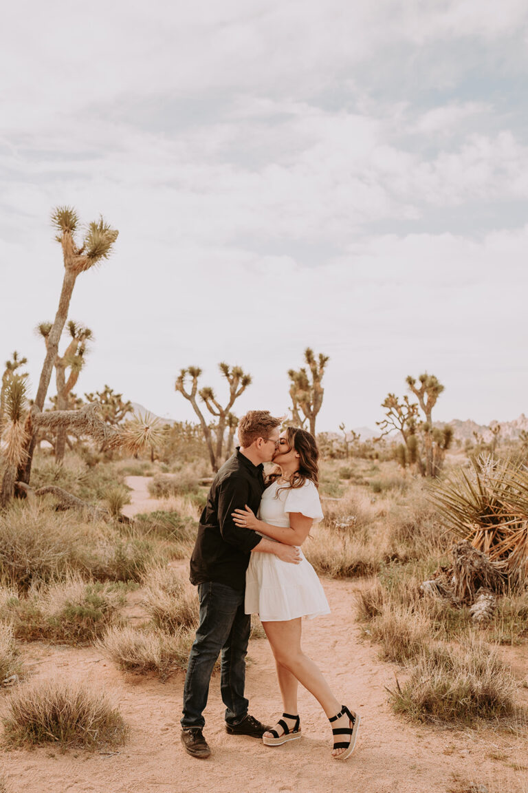 Playful + Candid Engagement Photos in Joshua Tree National Park - leiacaldwellphotography.com